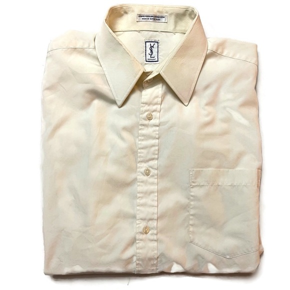 Yves Saint Laurent | Shirts | Ysl Vintage Dress Shirt | Poshmark